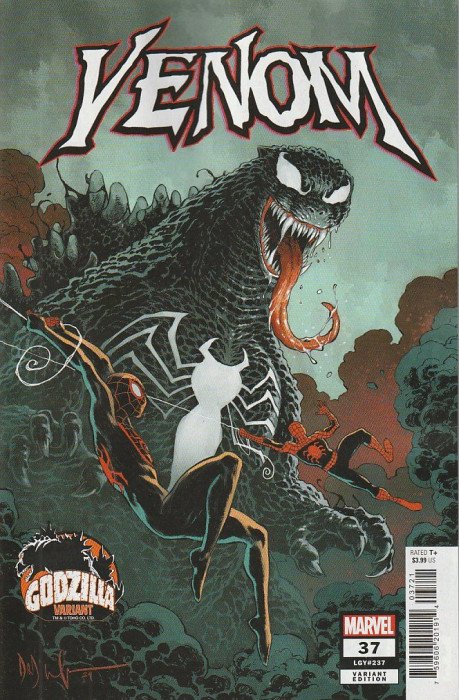 VENOM #37 DAVE WACHTER GODZILLA VARIANT [VW] — Majorpayne.com