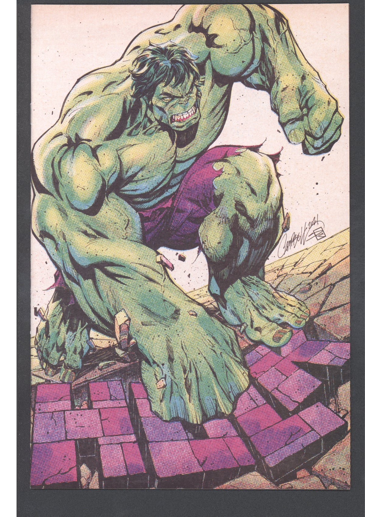 HULK #7 VOL 4 J. SCOTT CAMPBELL 1 200 RATIO — Majorpayne.com