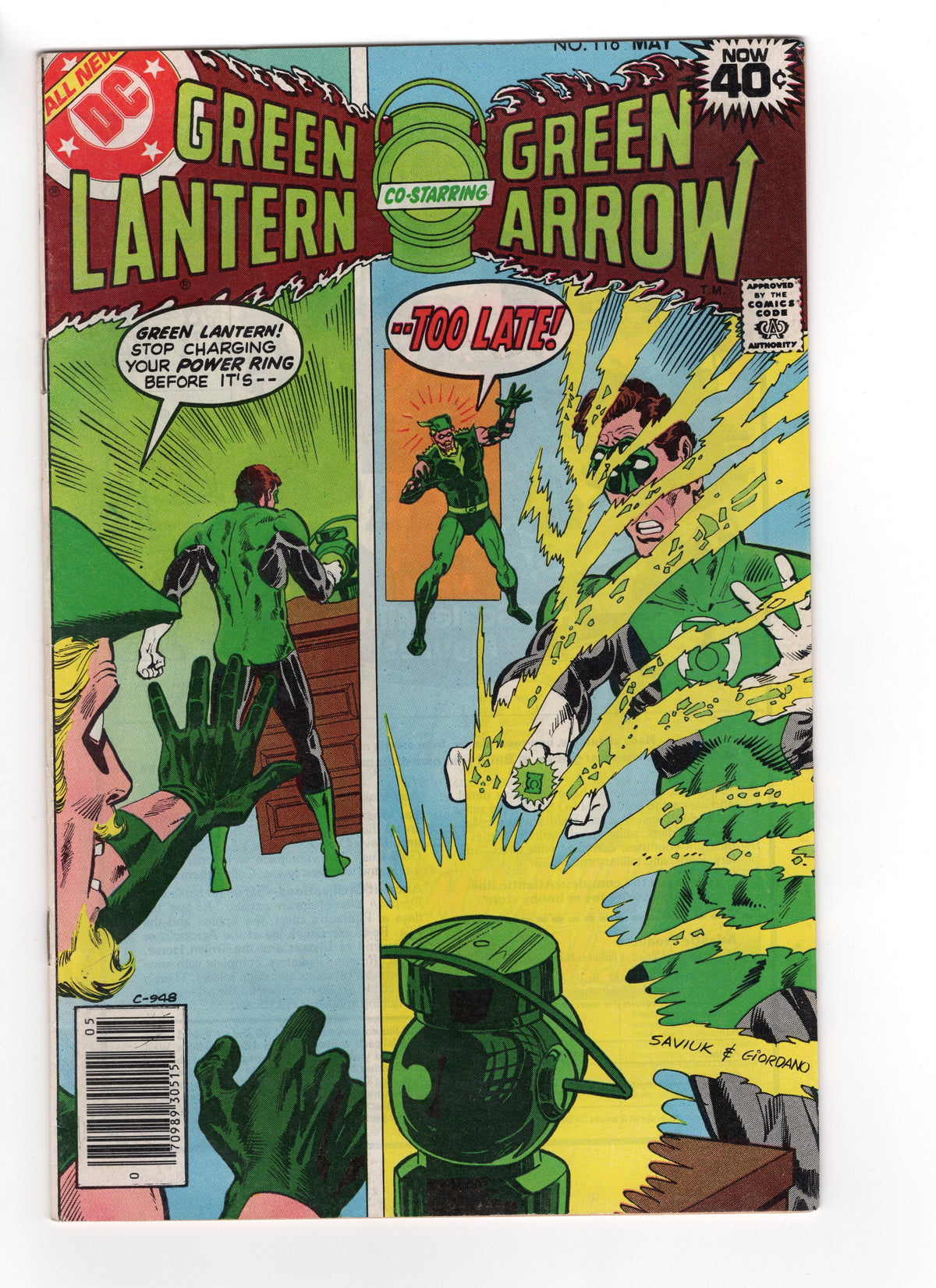 GREEN LANTERN #116 DC COMICS 1979 — Majorpayne.com